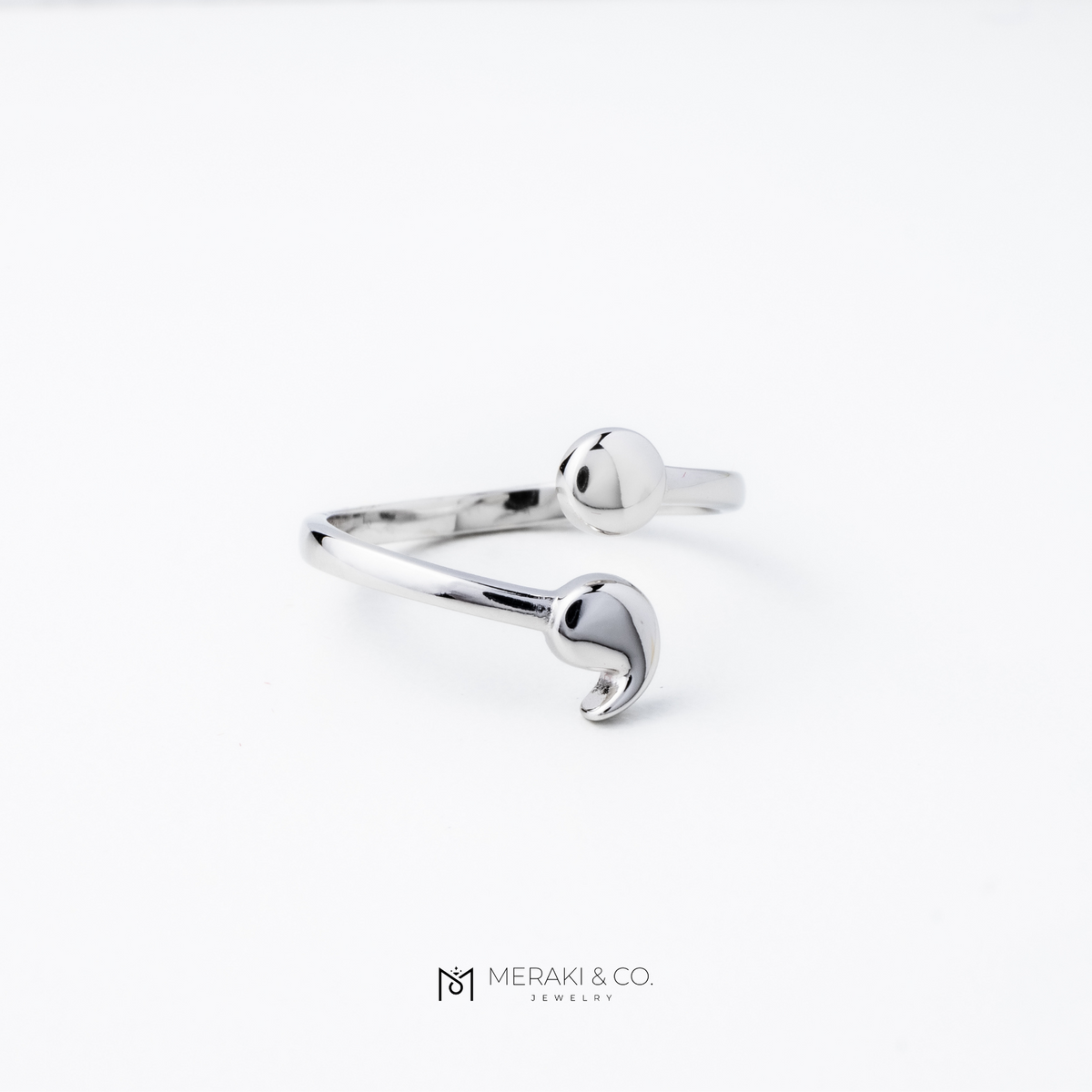 Strength Ring Real Silver & Adjustable – Meraki & Co. Jewelry